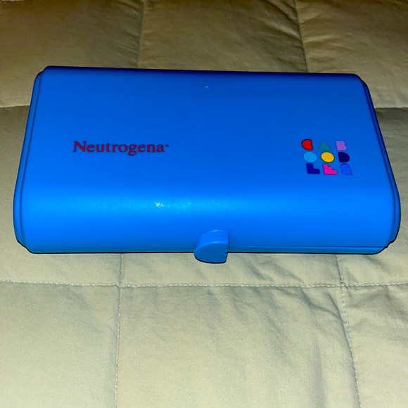 Neutrogena | Storage & Organization | Vintage Caboodles Neutrogena Blue ...
